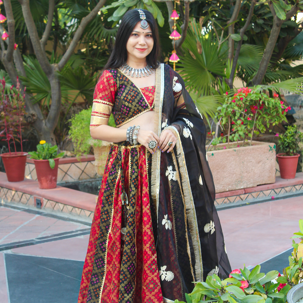 Banjara Banarasi Brocade Lahenga - Gherghoomar Jaipur